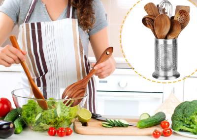 China O utensílio de madeira da cozinha de 11 partes ajustou colheres não-aderentes Eco - amigáveis à venda