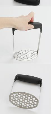 China Van de de Pers Handkeuken van het roestvrij staalknoflook Fijngestampte Moderne de Aardappelstamper Gadget Te koop