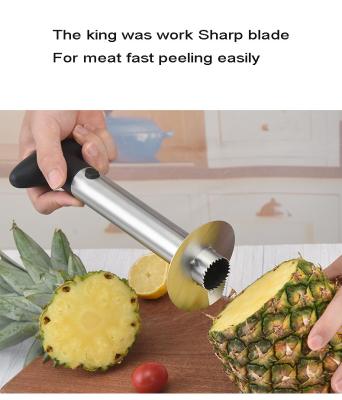 China Duurzame de Hulpmiddelenananas die van het Keukengadget de Snijmachine van het Machineroestvrije staal uitboren Te koop