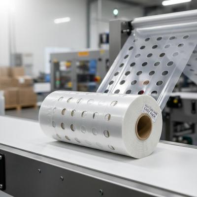 China Bags With Vent Holes Pre Opened Bags On Roll Providing Ventilation And Easy Handling For Streamlined Packaging Processes for sale