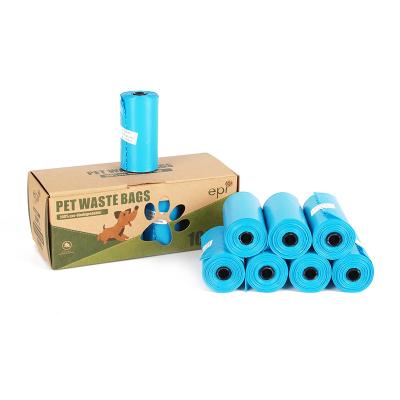 China Thickness 0.01mm 0.03mm Degradable Poop Bags Cutom Color Printing for sale