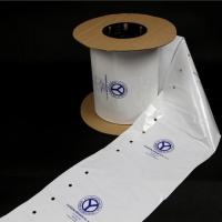 China LDPE Plastic Single Side Opening Pre Opened Perforated Bags for sale