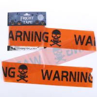 China 3inch por truco y la invitación de la cinta del 1000ft que señalan por medio de una bandera en la cinta amonestadora de la cinta de la precaución de la barricada de Halloween en venta al por mayor en venta