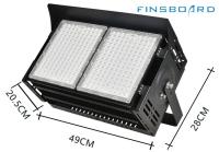 China Dimmable IP66 Protection LED Stadium Lighting with Aluminum Material for Superior Durability for sale