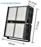 China Dimmable IP66 Protection LED Stadium Lighting with Aluminum Material for Superior Durability for sale