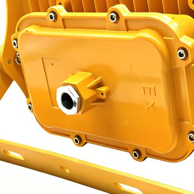 China 600W LED Explosion Proof Flood Light 90° Wall Mount Perimeter Security Boundary Yellow ATEX IIB T6 for sale
