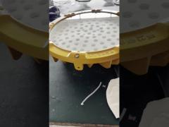 30W 천장에 장착 된 폭발 방지 2x4 조명 시야 유리 빛