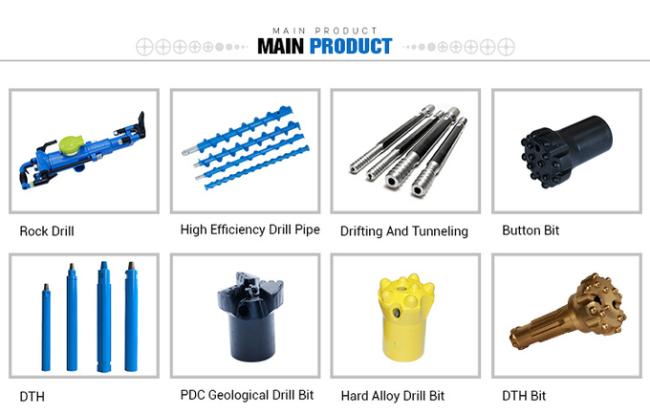 High Strength Alloy Steel R28 35mm Rock Drilling Bit Customized Color 0