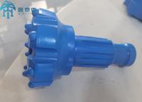 China Corrosion Proof Blue Color Low Air Pressure DTH Drill Bit for Mining and Rock Drilling for sale