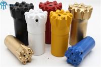 China T38 Threaded 76mm Retract Spherical Button Bit with 12 Buttons for High Performance Drilling for sale