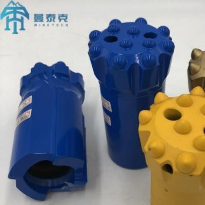 China T51  102mm Button Bits Button Bit for Thread Extension Rod for Tunneling Threaded Button Drilling Bits for sale