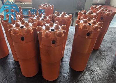 China Heat Treatment Orange Color Thread Button Bit 9 Buttons for sale