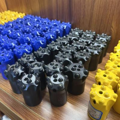 China 7 11 12 Tapered Button Bits Rock Drilling Tools For Mining Rock Excavation for sale