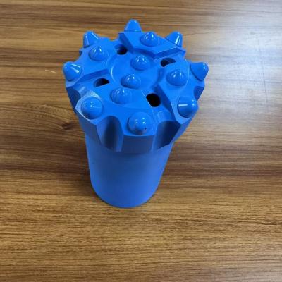China 89mm T45 Thread Button Bit For Tunnel Pipe Roof Pre-Support Drilling for sale