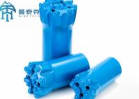 Cina R32 76mm 45CrNi Bits di pulsanti di filo con 13 carburi per strumenti di perforazione a martello superiore in vendita