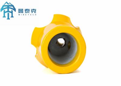 中国 45mmハード ロックの訓練のための内部電流を通された先を細くされたボタン ビット 販売のため