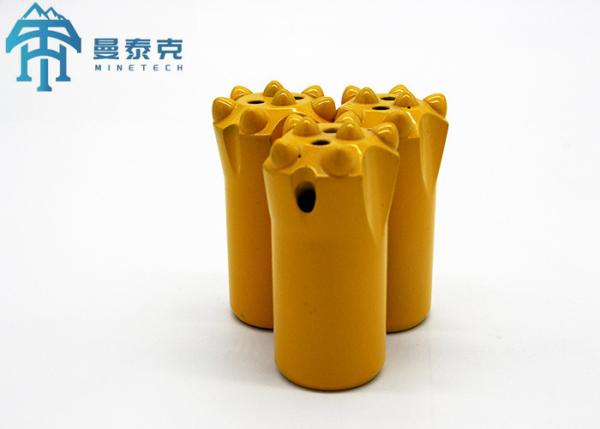 Tungsten Carbide 40mm Tapered Button Bit Small Hole Blasting Tool