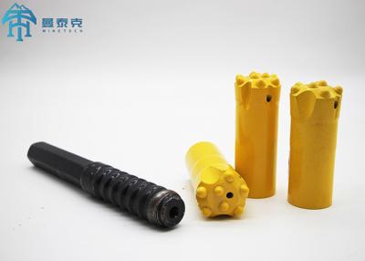 China High Strength Alloy Steel R28 35mm Rock Drilling Bit Customized Color for sale