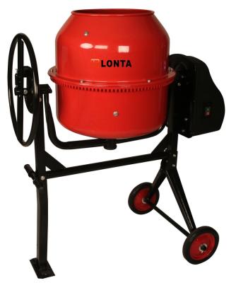 140L mini portable concrete mixer electric plastic motor 230V self-loading cement machine in peru