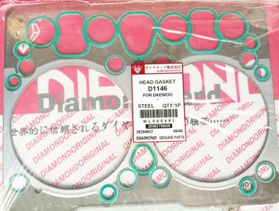 중국 DE08 D1146 굴삭기 버스 트럭용 실린더 헤드 가스켓 65.03901-0070 400603-00119 65.03901-0058 판매용