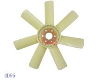Κίνα 7 blade 6 holes Excavator PC60-5 fan for diesel engine 4D95 cooling Fan προς πώληση