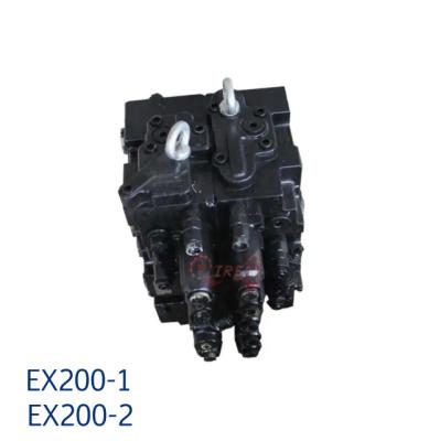 China Black EX200-1 EX200-2 Excavator Hydraulic Control Valve for sale