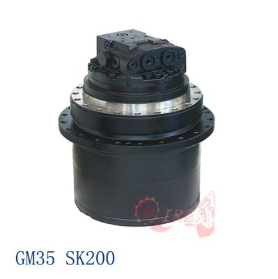 China Construction Machinery Parts SK200 Excavator Hydraulic Parts Hydraulic Travel Motor GM35 for sale