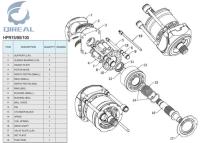 Chine HPR75 90 100 Kit de réparation de pompe hydraulique Support de ressort à disque à vendre