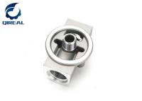 China Excavator parts E320 E320B E320C Diesel engine fuel filter head connector 093-7521 for sale