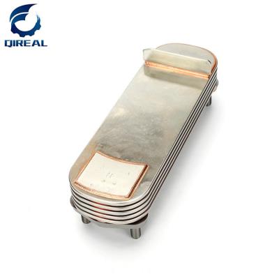 China J05E Oil Cooler Core Excavator Engine Parts for sale