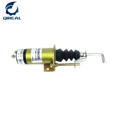 China 366-07197 Afgesloten de Solenoïdeklep van graafwerktuigstop solenoid 12V 24V Brandstof Te koop