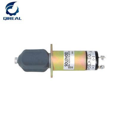 China Excavator Fuel Shutdown Solenoid 12V For Diesel Engine 1502-12D6U1B1S1A 129470-67320 for sale