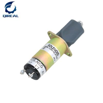 China Excavator Fuel Shutdown Solenoid 12V For Diesel Engine 1502-12D6U1B1S1A 129470-67320 for sale