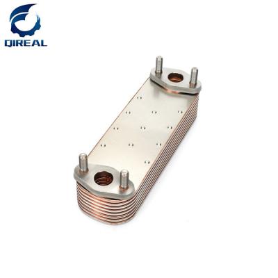 China Kobelco SK350-8 J08E Engine Oil Cooler Core 16491-EV020 for sale