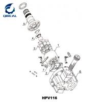 Κίνα HPV116 υδραυλικά ανταλλακτικά για τον εκσκαφέα EX200-1/2/3 ZX300 ZX310 ZX330 προς πώληση