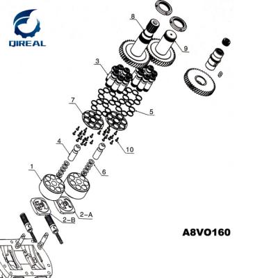 China A8V55 A8V86 A8V107 hydraulic pump parts pump kit for sale