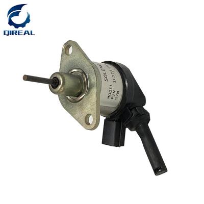 중국 V3300 엔진 예비품 연료 차단 솔레노이드 12V 1G772-60012를 위해 판매용