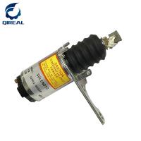 China Flameout Switch E306 E307 E308 E318 Excavator 4M40 Engine Stop Solenoid Valve 136-9518 for sale