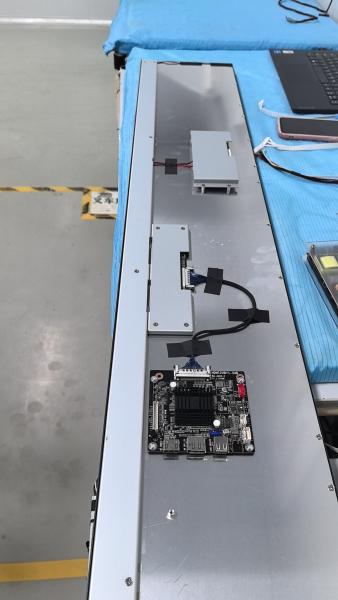 Quality 56.7Inch Stretched Bar Display 3840X476 Metro Bar Lcd Panel JB567MTG 3MM Glass for sale