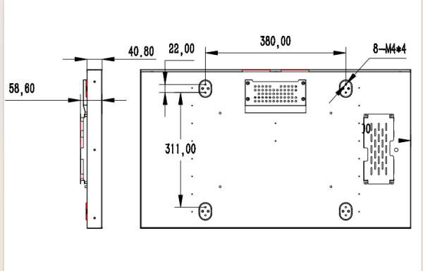 Quality 32Inch FHD Lcd High Brightness Tft Display Commercial 2000Nits Tft Lcd Digital Color Monitor for sale