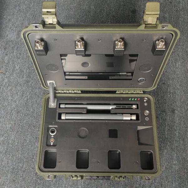 Quality Integrated Handheld UAV Drone Signal Detector Jammer Defense Equipment for sale