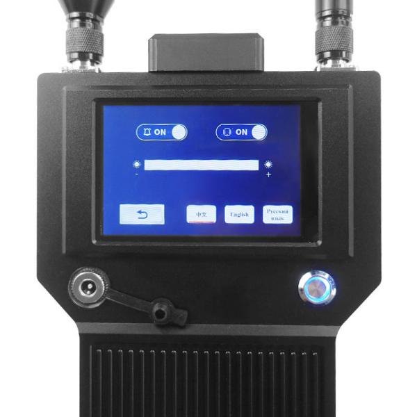 Quality Portable FPV UAV Anti Drone Detector Defense Jamming System 2km ODM for sale