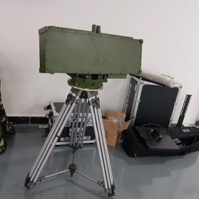 China Detector de drones UAV de alta potencia Radar Jammer 5KM para aviones de baja altitud en venta