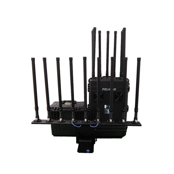 Quality 130W Prison UAV Signal Jammer Detection Defense Positioning Equipment for sale