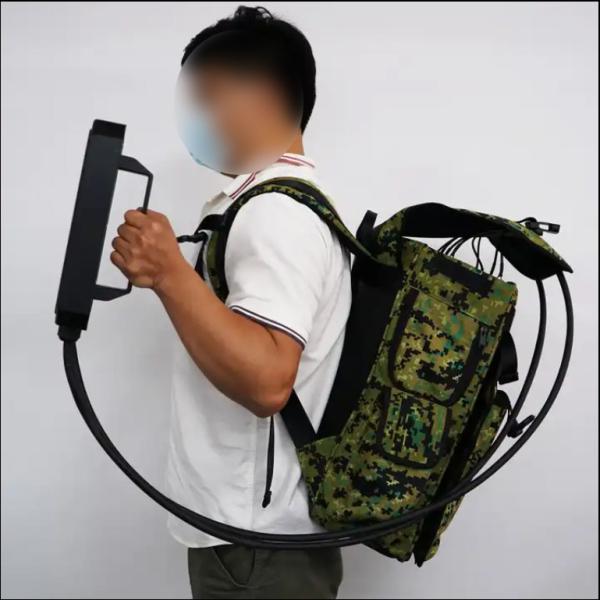 Ispezione di drone per zaini a 4 bande di 50W Difesa rilevamento di droni da 200W