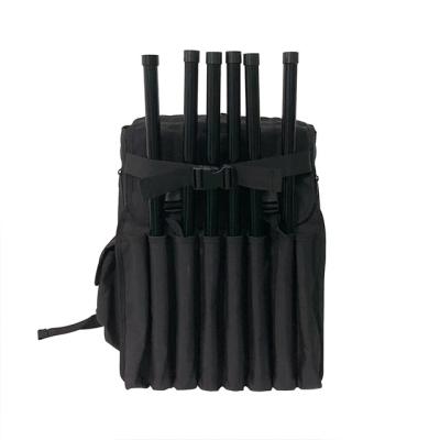 China Portable 50W backpack drone defense 2km 6-band drone detection for sale