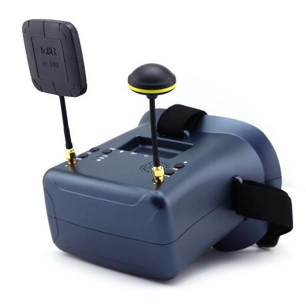 Quality 008D 4.3Inch FPV Accessories Digital DVR Diversity Goggles Dual Antenna 2000mAh for sale
