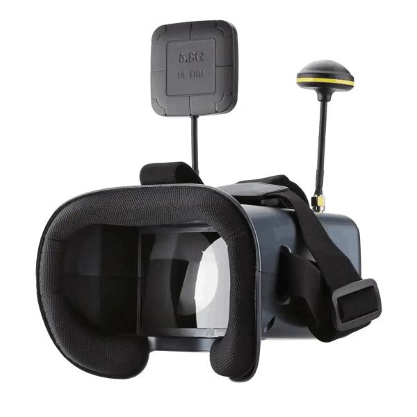 Quality 008D 4.3Inch FPV Accessories Digital DVR Diversity Goggles Dual Antenna 2000mAh for sale