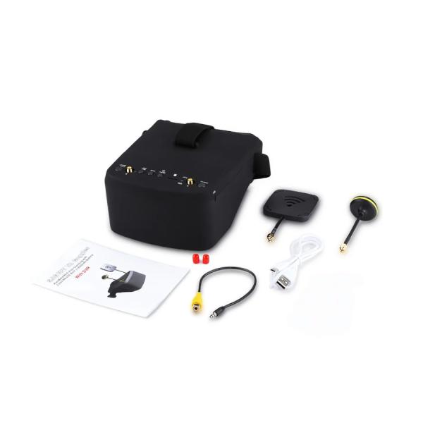 Quality 5.8G 40CH 5 Inch Drone FPV Goggles Video Headset HD DVR Diversity Receiver for sale