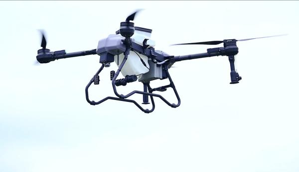Quality High-Flow Double-Rotor Pump Drone Integrated Bin With Precise Weighing Module for sale